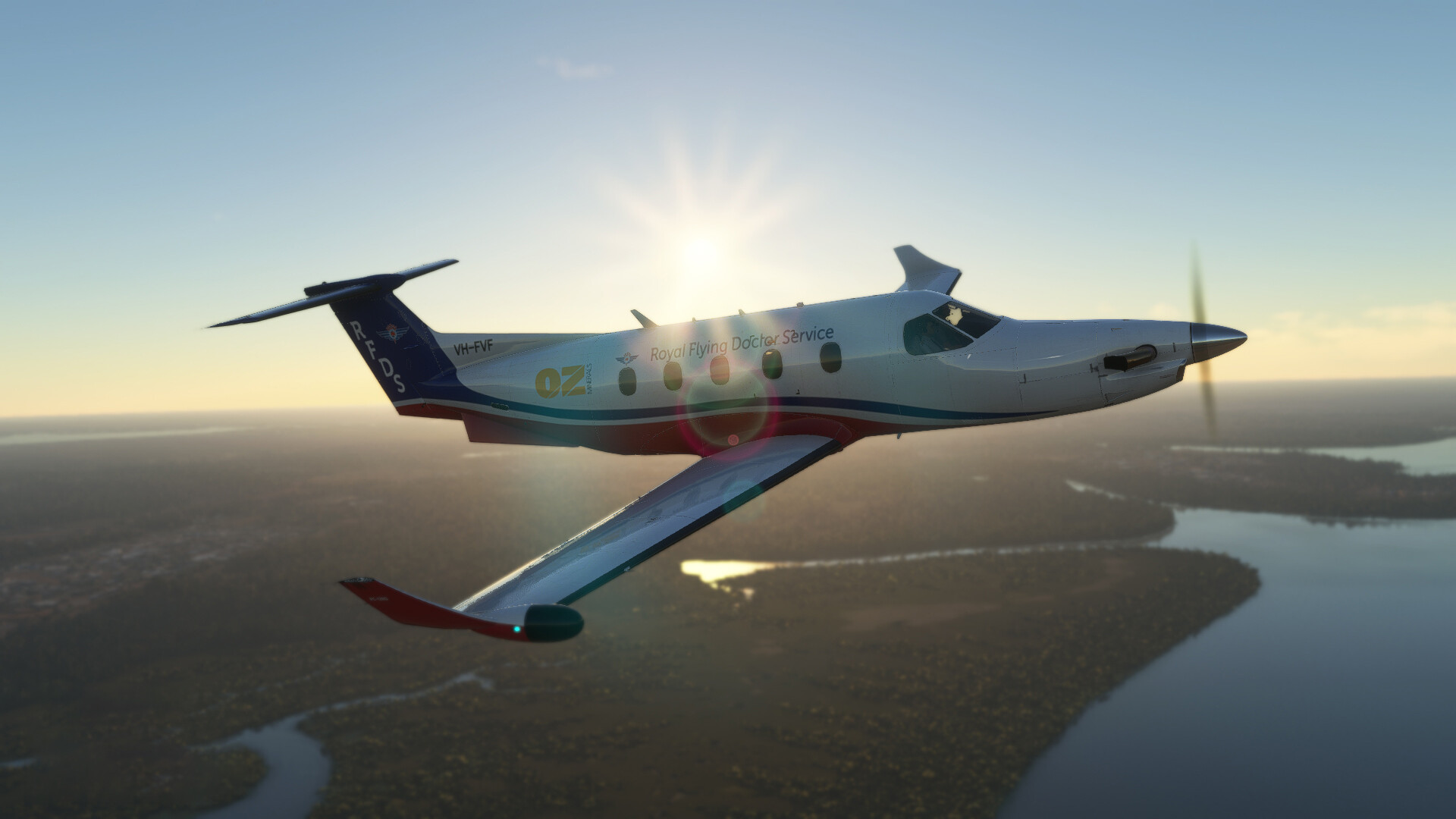 Novawing24 Pilatus PC-12 RFDS VH-FVF Livery - Orbx