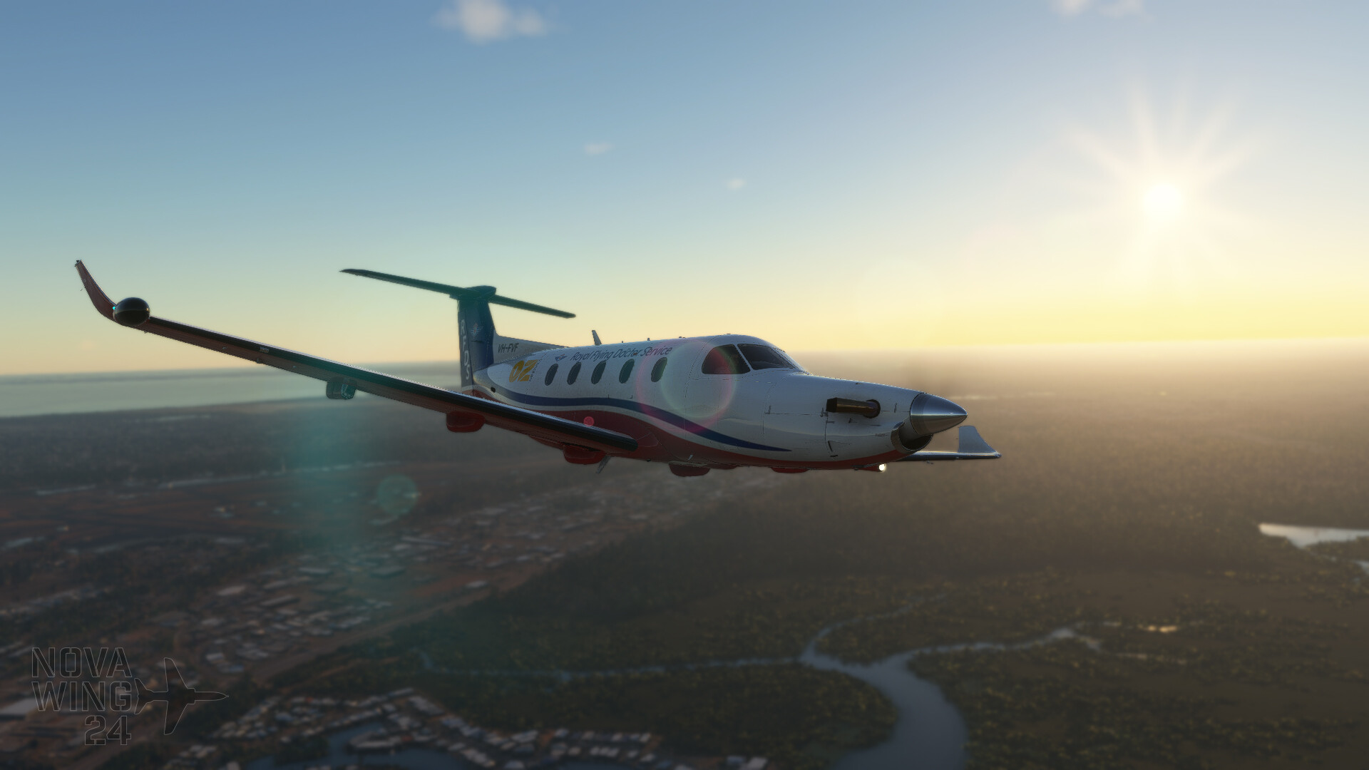 Novawing24 Pilatus PC-12 RFDS VH-FVF Livery - Orbx