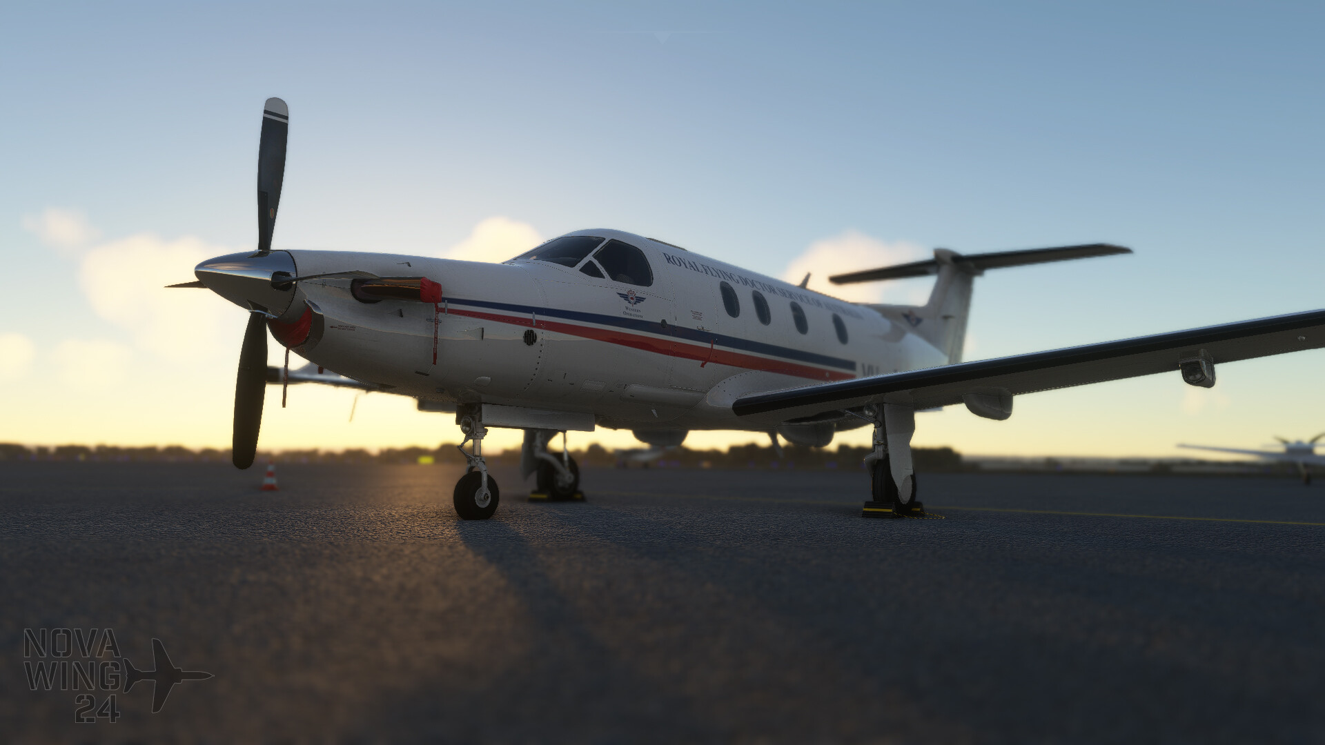 Novawing24 Pilatus PC-12 RFDS VH-OWB Livery - Orbx