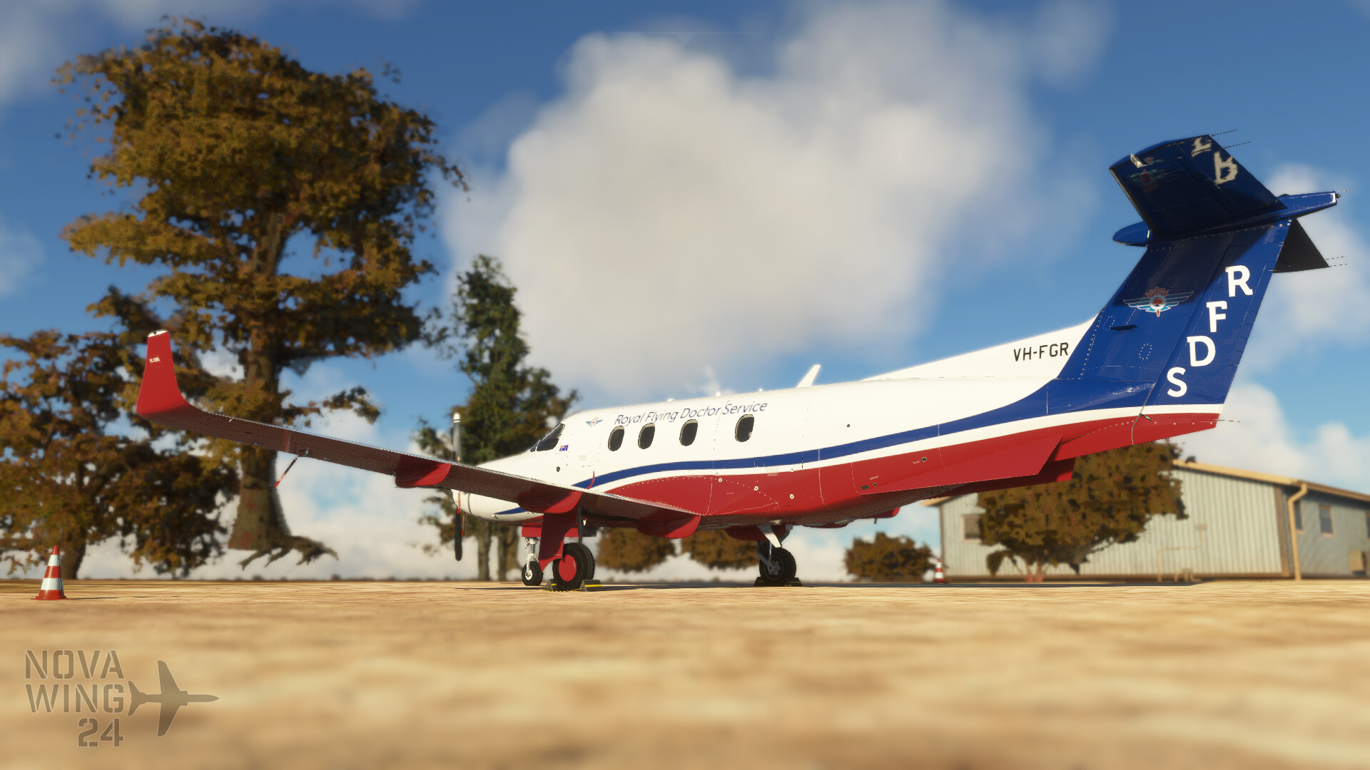 Novawing24 Pilatus PC-12 RFDS Livery - Orbx