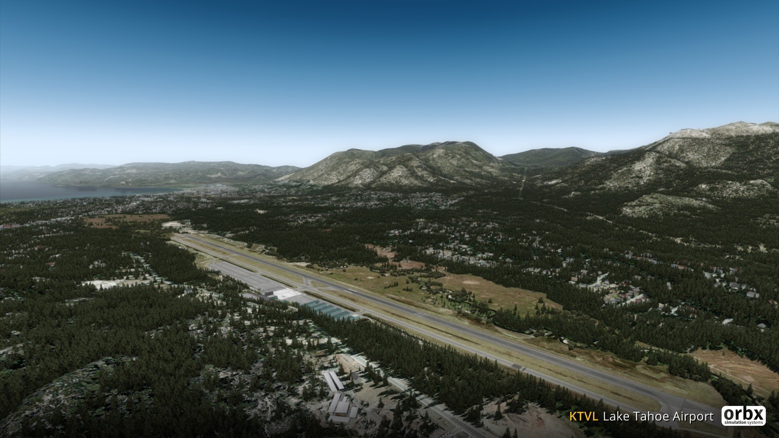 KTVL Lake Tahoe Airport - Orbx