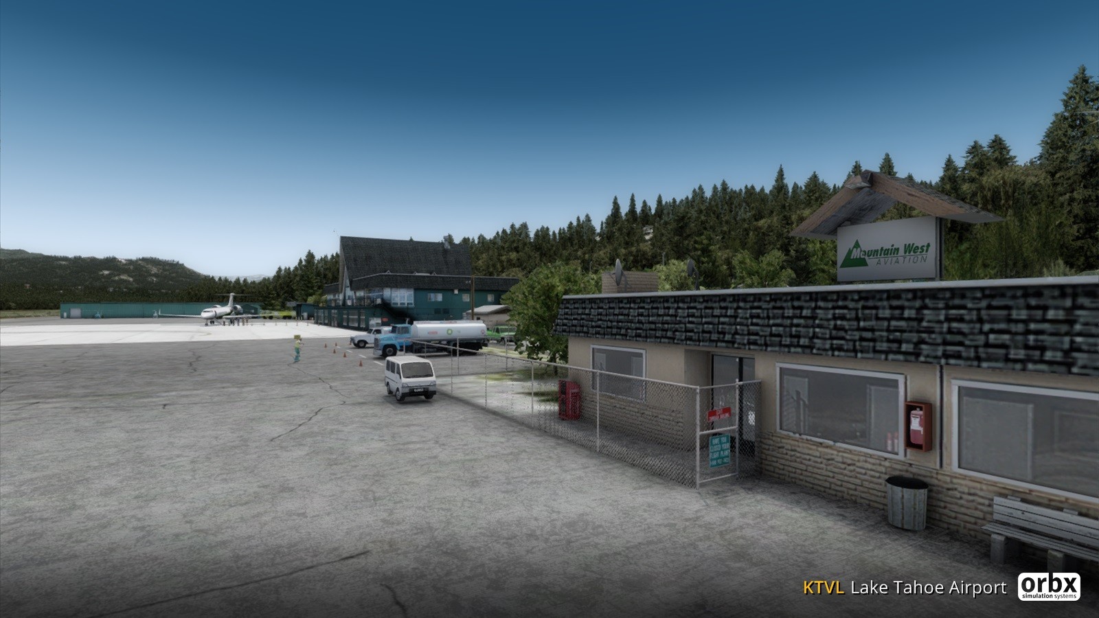 KTVL Lake Tahoe Airport - Orbx