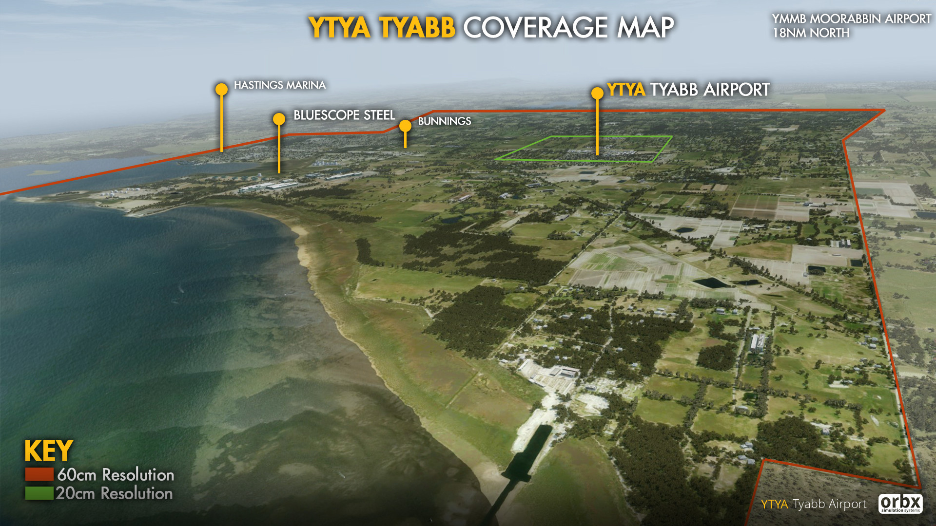 YTYA Tyabb Airport - Orbx