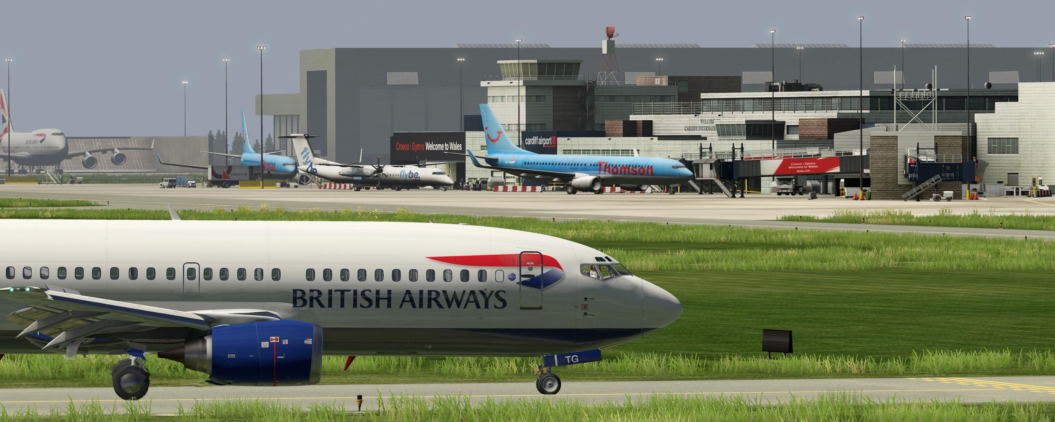 EGFF Cardiff Airport - X-Plane 11 - Orbx
