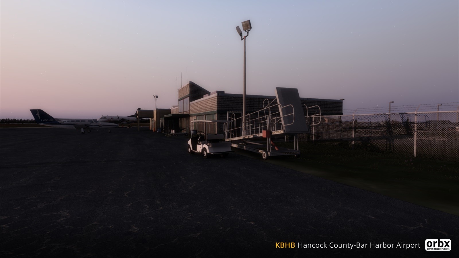 KBHB Bar Harbor Airport - Orbx