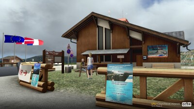 LFLJ Courchevel Airport - X-Plane 11 - Orbx