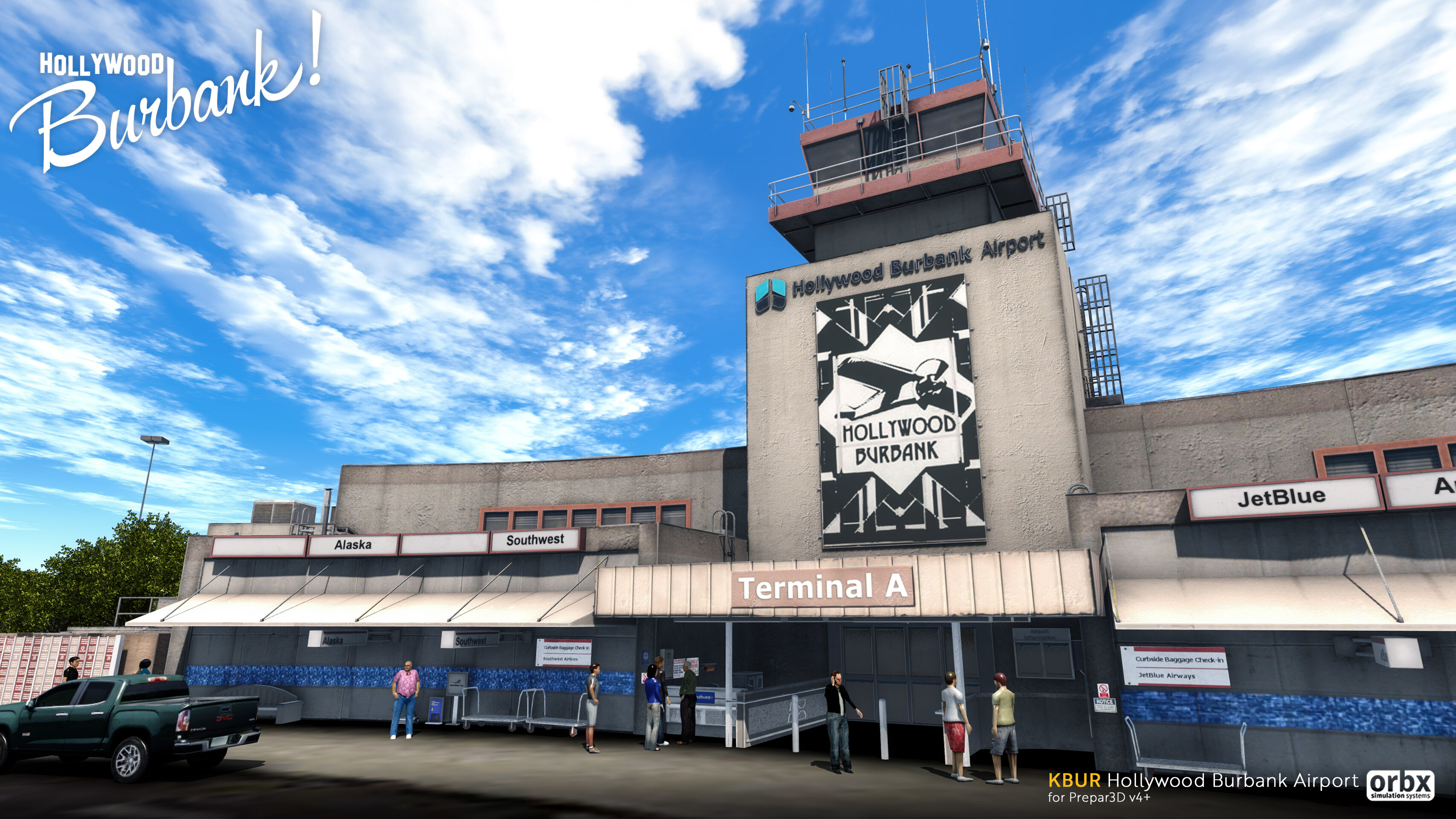 KBUR Hollywood Burbank Airport - Orbx