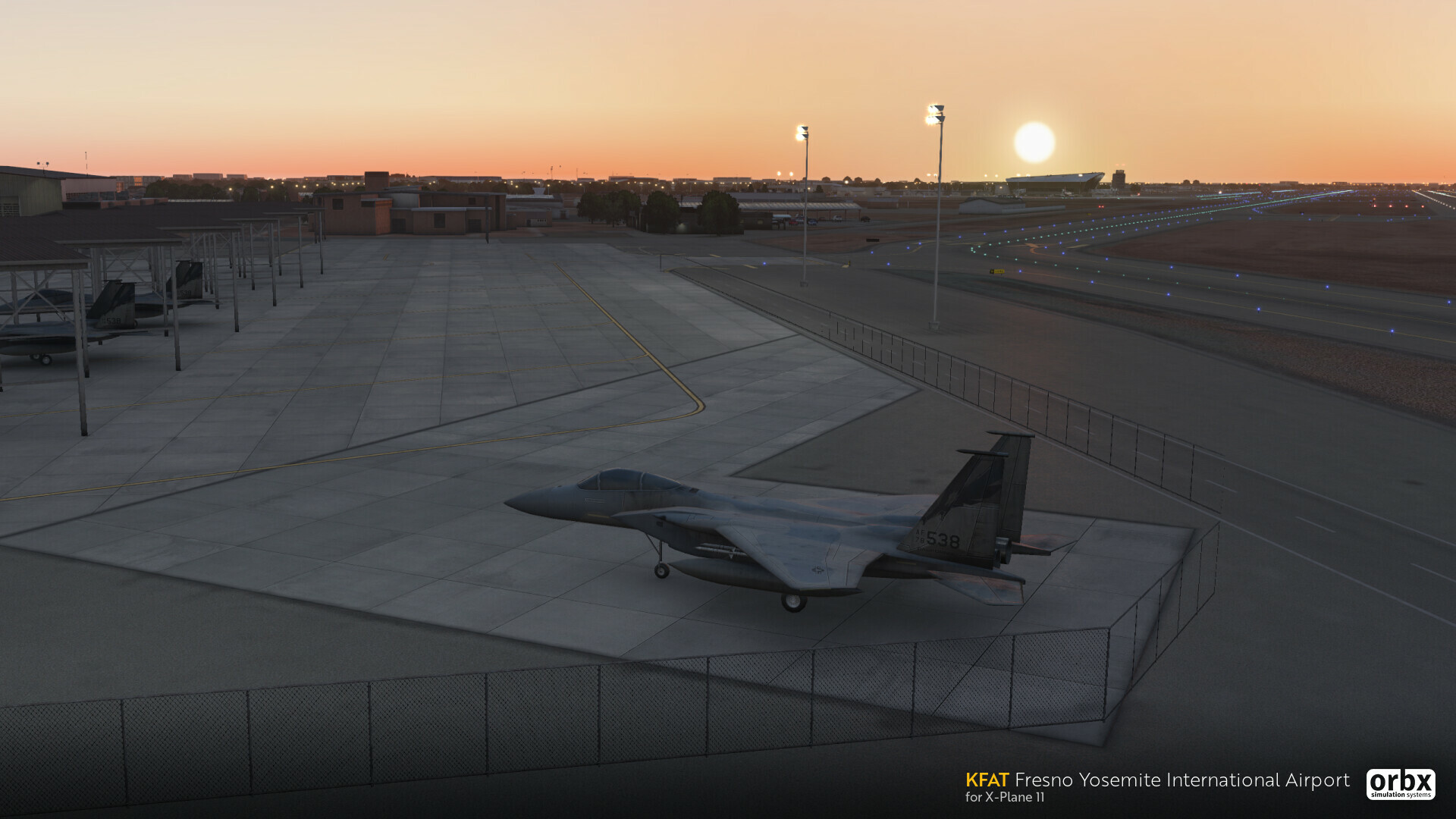 KFAT Fresno Yosemite International Airport - X-Plane 11 - Orbx