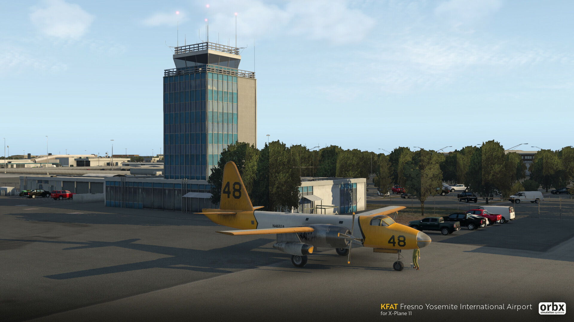 KFAT Fresno Yosemite International Airport - X-Plane 11 - Orbx