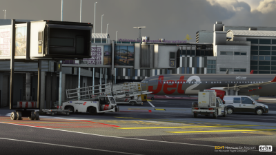 EGNT Newcastle Airport - Microsoft Flight Simulator - Orbx