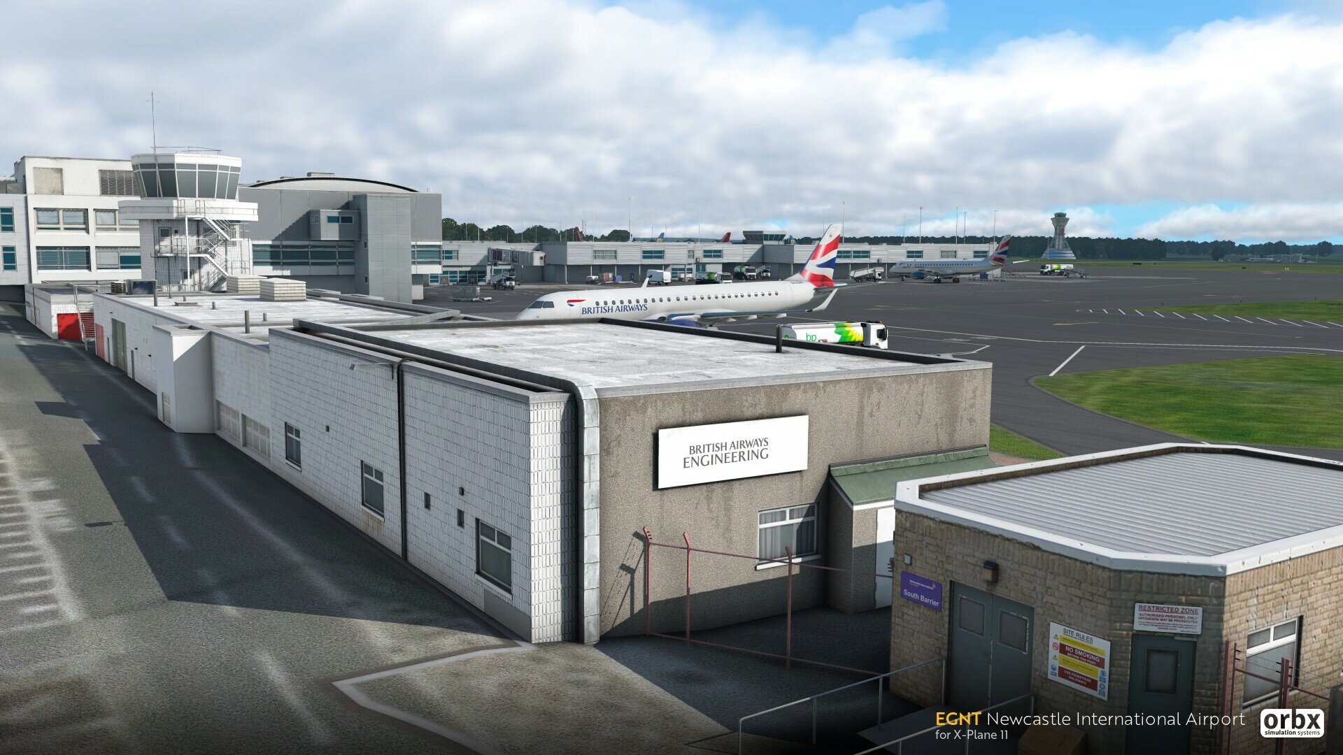 EGNT Newcastle International Airport - X-Plane 11 - Orbx