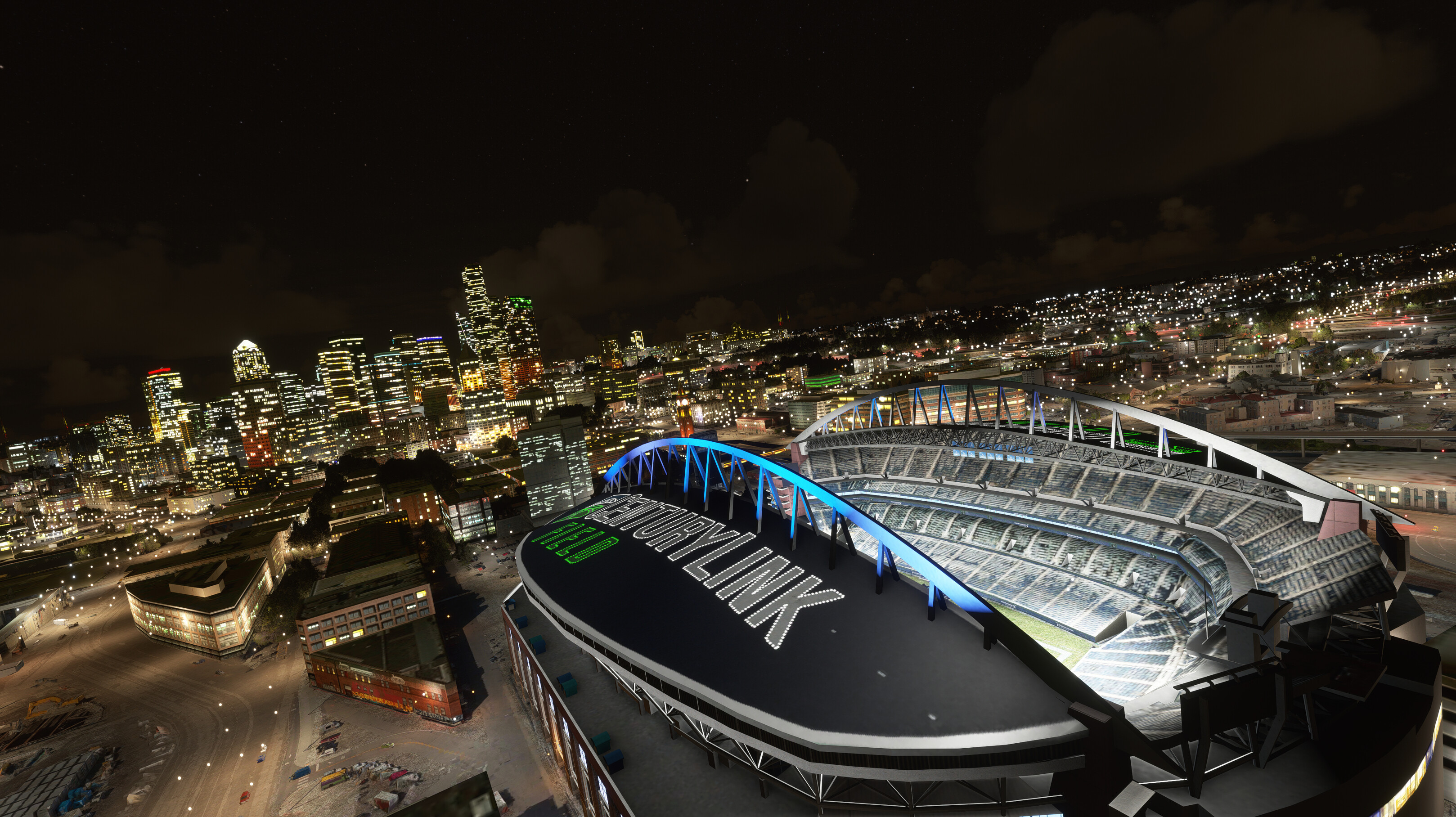 Landmarks Seattle - Microsoft Flight Simulator - Orbx