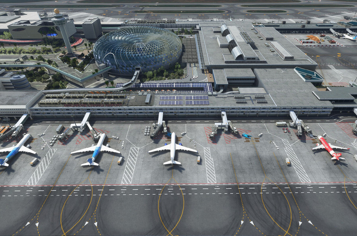 WSSS Singapore Changi Airport Microsoft Flight Simulator Orbx WSSS Singapore Changi Airport Microsoft Flight Simulator Orbx
