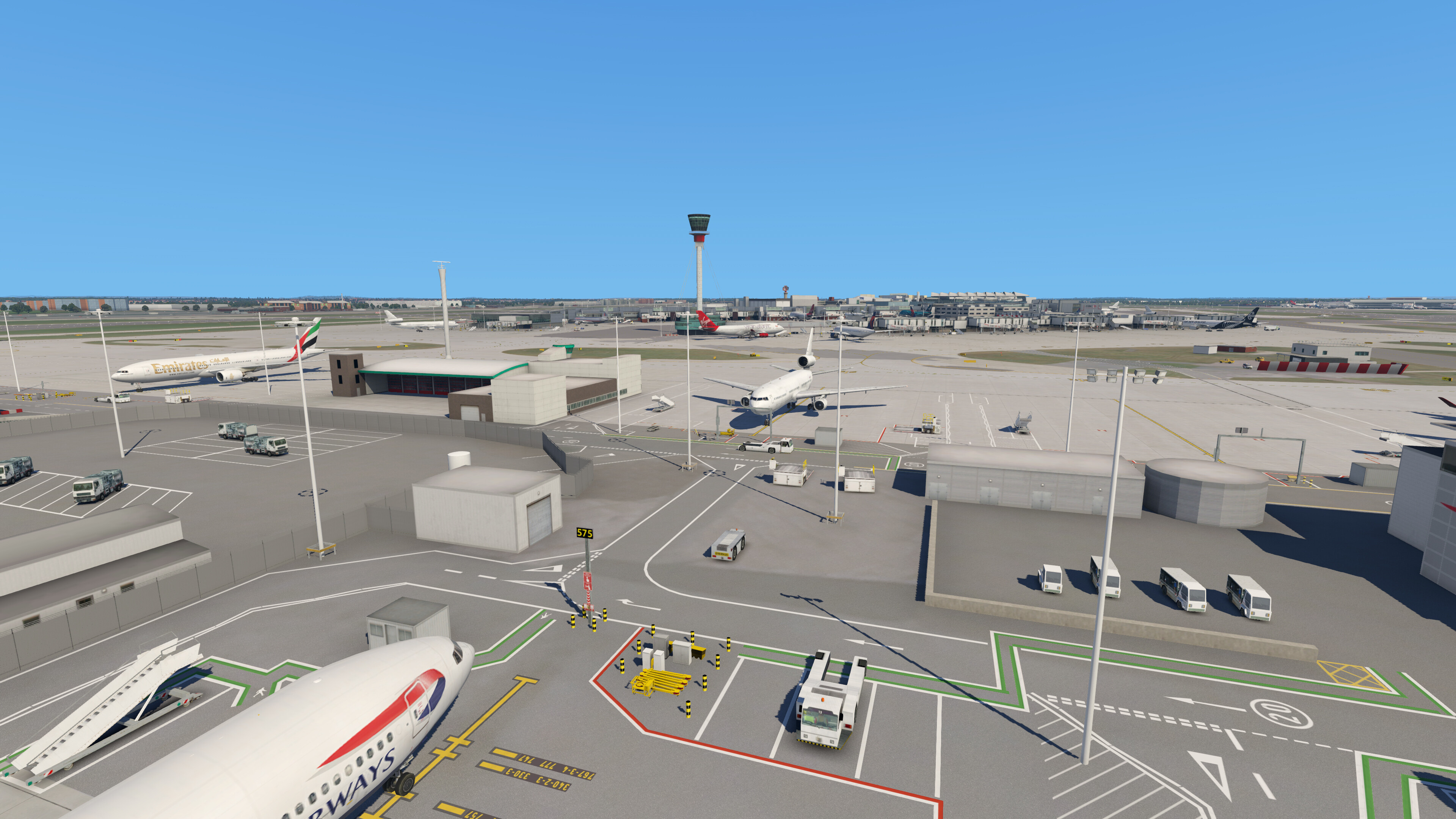 EGLL Heathrow Airport - X-Plane 11 - Orbx