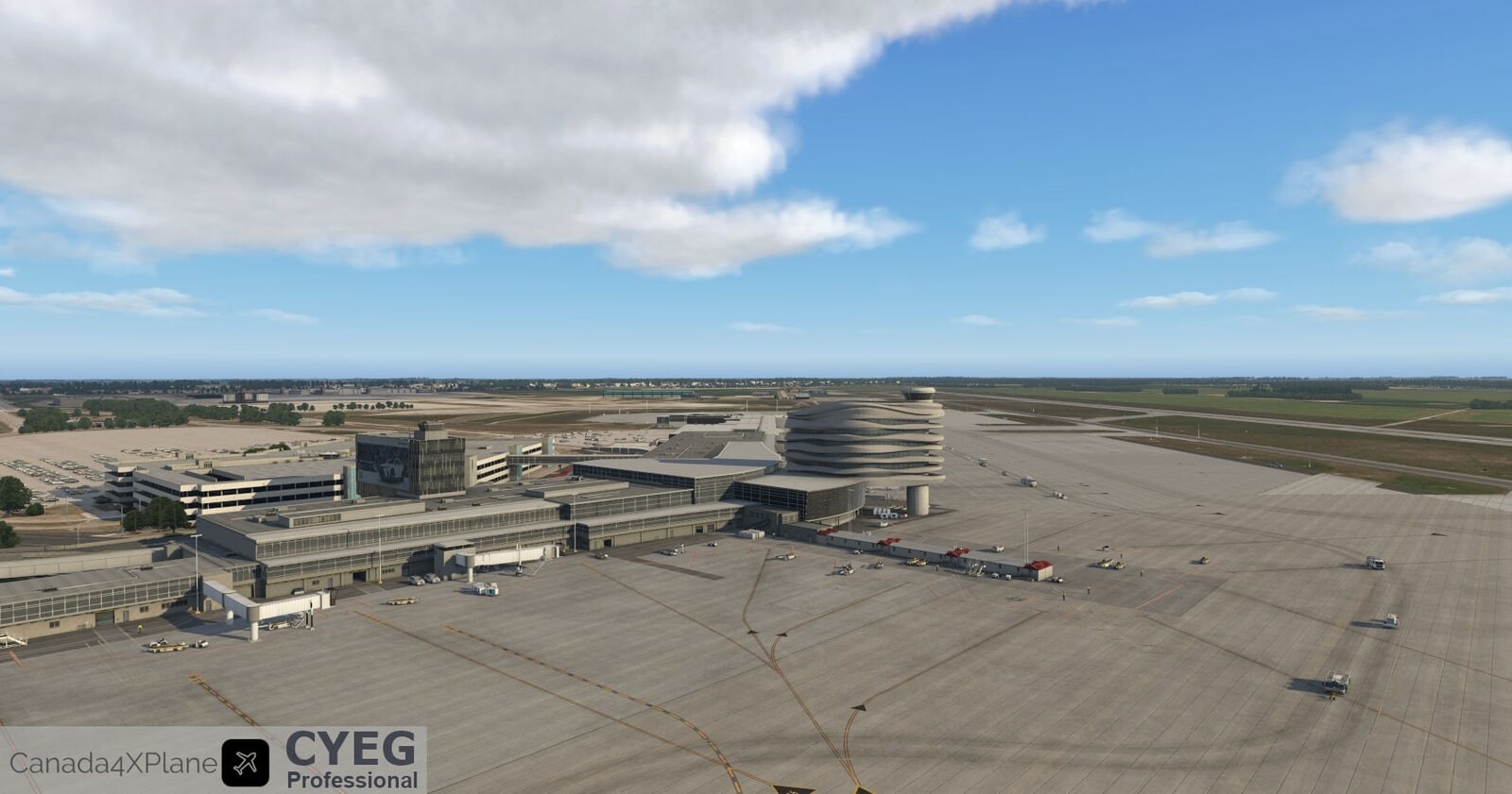 CYEG Edmonton International Airport - X-Plane 11 - Orbx
