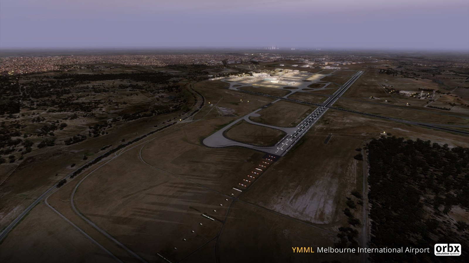 YMML Melbourne International Airport V3 - Orbx