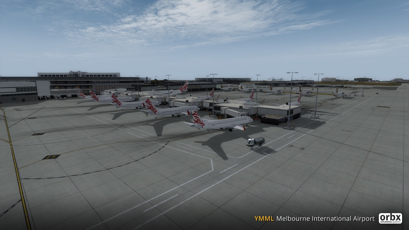 YMML Melbourne International Airport V3 - Orbx