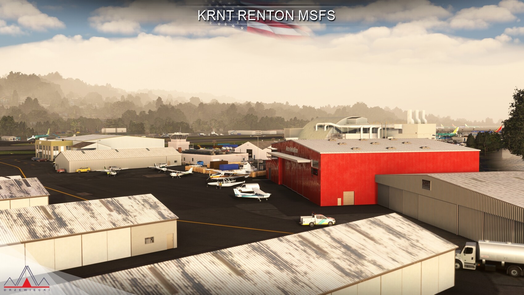 KRNT Renton Municipal Airport - Microsoft Flight Simulator - Orbx