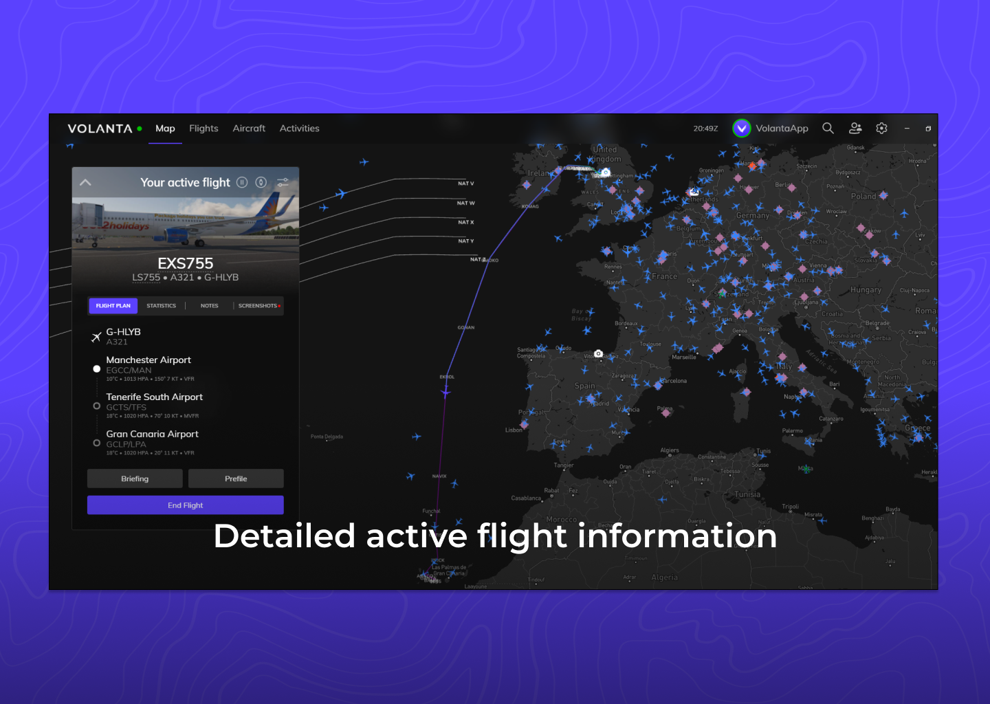 Volanta Tracking, Map & Community - Orbx
