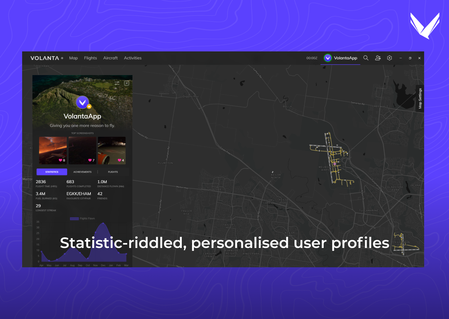Volanta Tracking, Map & Community - Orbx