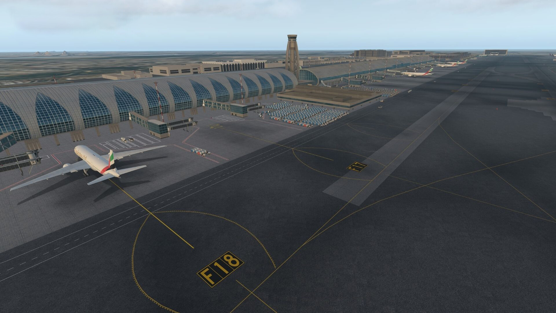 OMDB Dubai International Airport - X-Plane 11 - Orbx